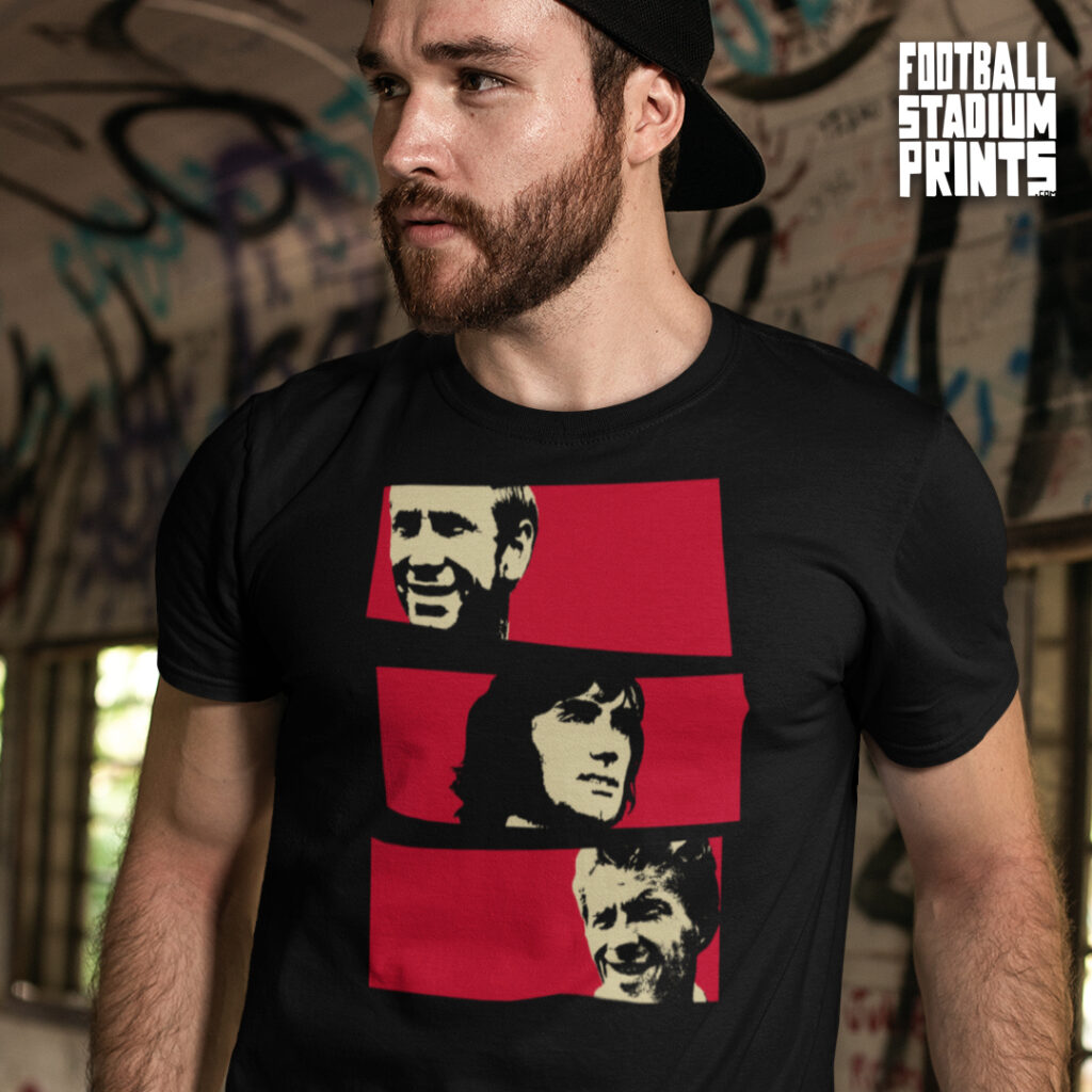 United Trinity T-Shirt - Celebrating Manchester United Legends