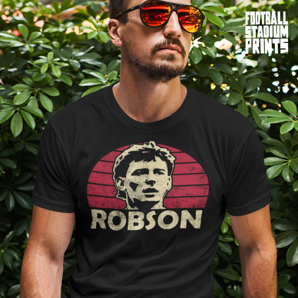Bryan Robson Manchester United T-Shirt - Honouring the Captain Marvel