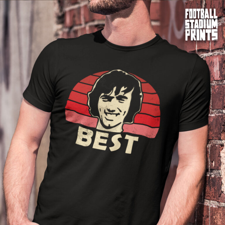 George Best T-Shirt: Manchester United Legend Tee - United Trinity